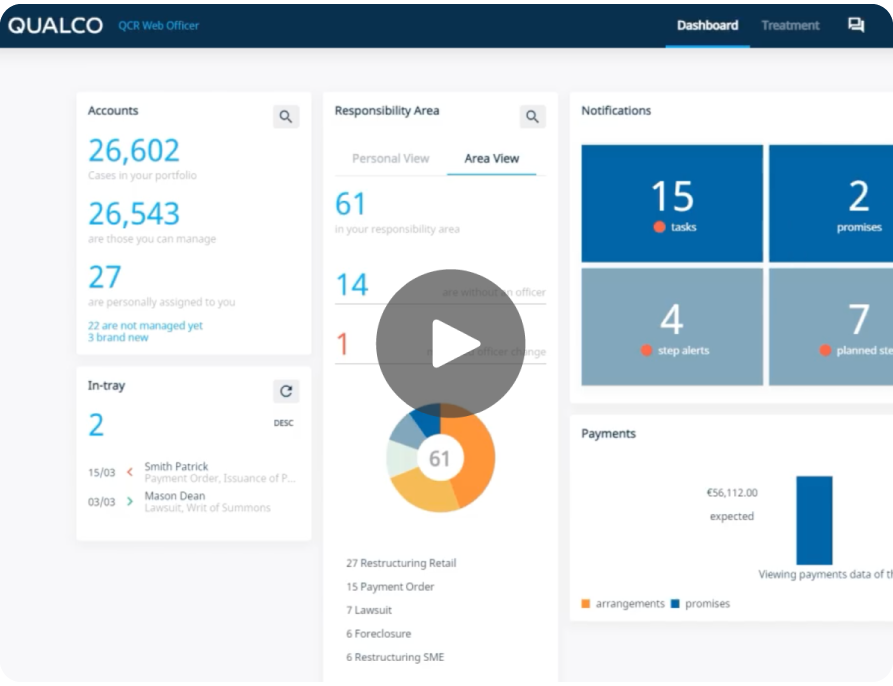 DEMO VIDEO QCR: MANAGE WORKLOAD WITH QCR’S WEB OFFICER DASHBOARD